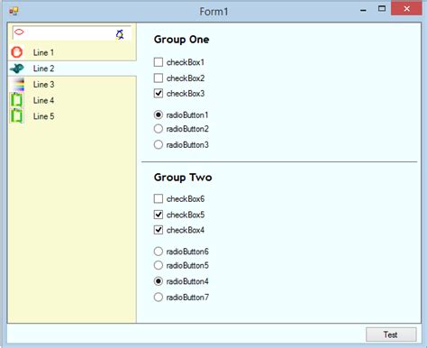c nice options style winforms dialog control stack overflow