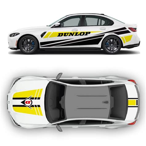 Decals Full Kit Dunlop Racing Bmw M3 E30
