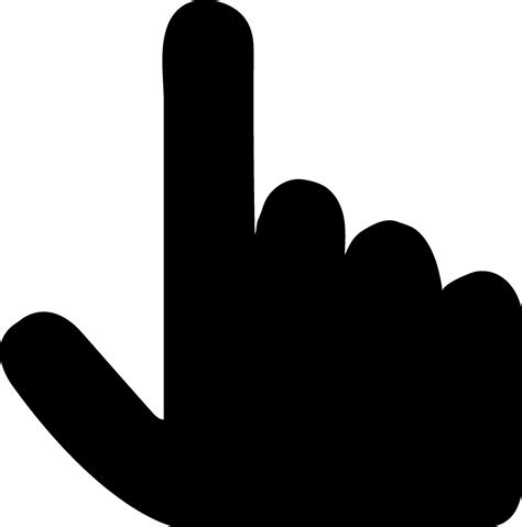 Vector Icon Of Hand 25323485 Vector Art At Vecteezy