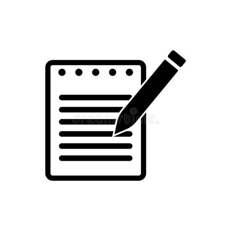 Notepad Icon Vector Stock Vector Illustration Of Vector 286843395