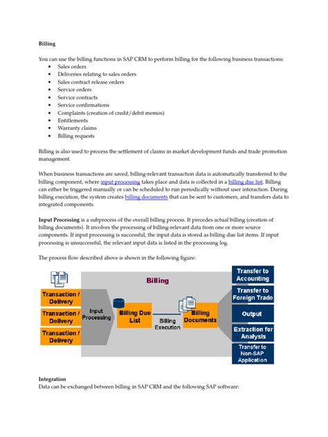 billing pdf invoice customer relationship management