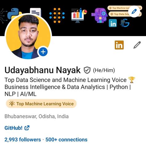 udayabhanu nayak on linkedin just snagged the prestigious 💡 top machine learning voice badge 💡 on…
