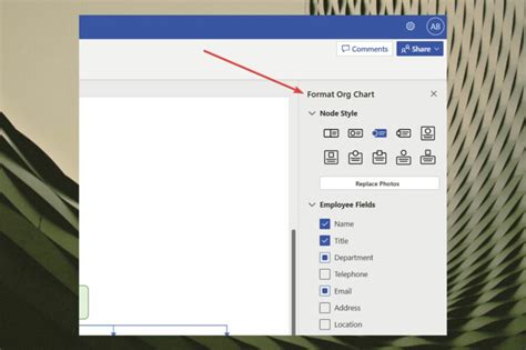 How To Create Customize Organizational Charts In Visio
