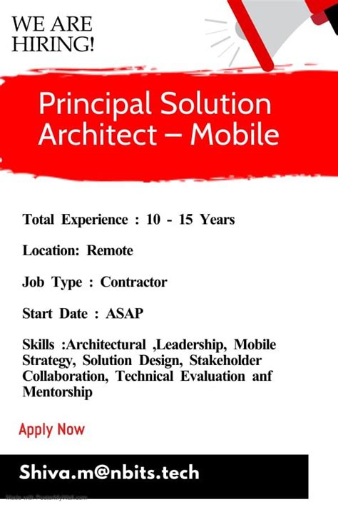 Nbits It Company On Linkedin Andriod Ios Andrioddevelopment Architect Hyderabadjobs