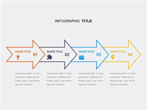 Outline Arrow Process PowerPoint Templates PowerPoint Free