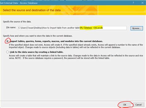 How To Import Table From Another Access Database IAccessWorld Com
