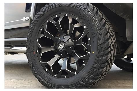 Alloy Wheel D546 Assault Matte Black Milled Fuel