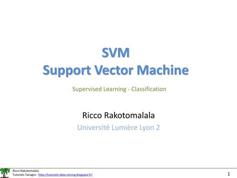 (PDF) SVM - Support vector machineeric.univ-lyon2.fr/~ricco/cours ...