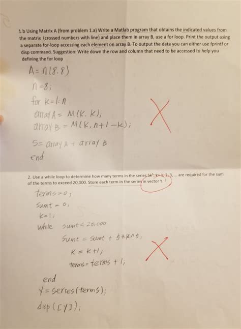 Solved 1a Write Nested For Loops To Count The Number Of
