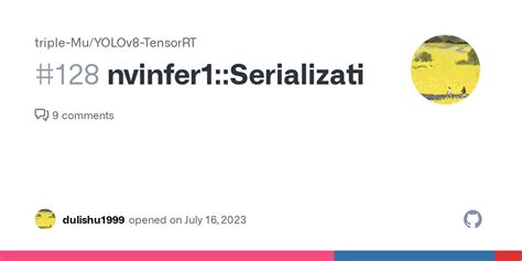 Nvinfer1serializationerror · Issue 128 · Triple Muyolov8 Tensorrt