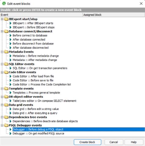 06 Ibexpert Ibeblock Examplesevent Block Examplesadvanced Debugging