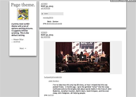 Page Tumblr