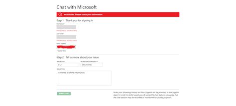 Graying Out The Required Fields So I Cant Edit Them Step 1 Thank You For Signing In What