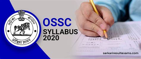 OSSC Syllabus Download PDF SI Assistant Jailor Exam Pattern