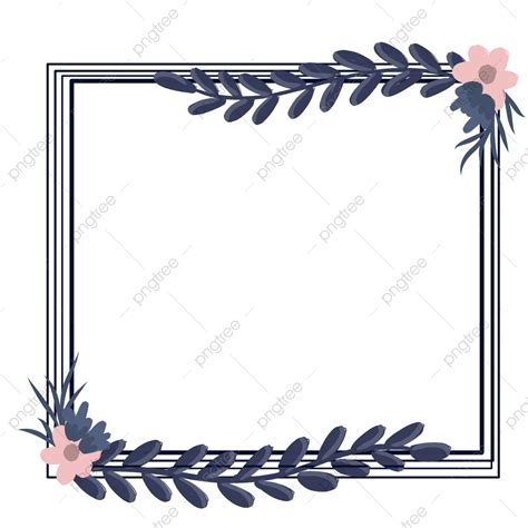 Wedding Frame With A Bouquet Blue Rose And Navy Border Vector Design Images Wedding Wedding