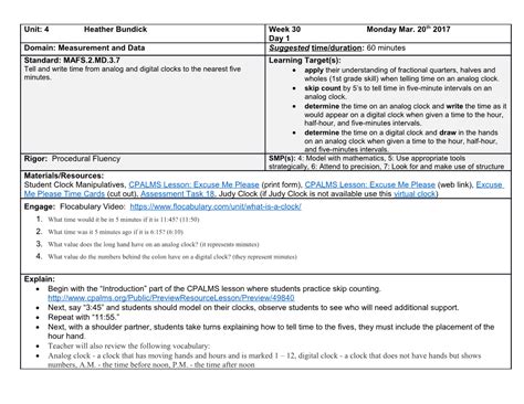 Skip Count By 5 S To Tell Time In Five Minute Intervals On An Analog Clock Docest
