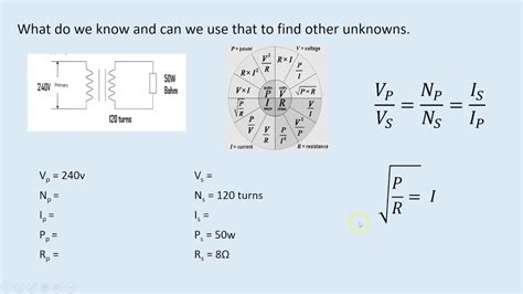 Electrical Transformer Math