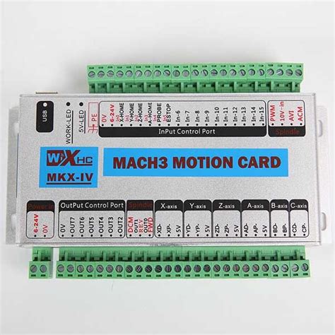 China Frequency KHz Axis Xhc Mach Motion Control Card Axis CNC Breakout Board China