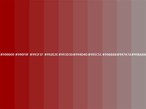 Crimson Red Color Hex 990000