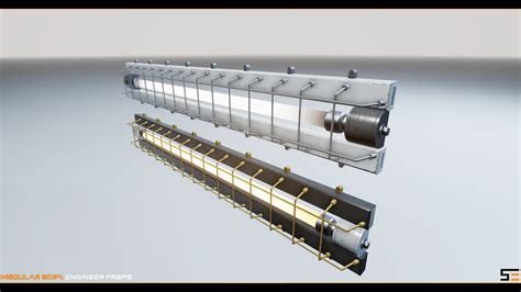 leaked game assets modular scifi engineer props