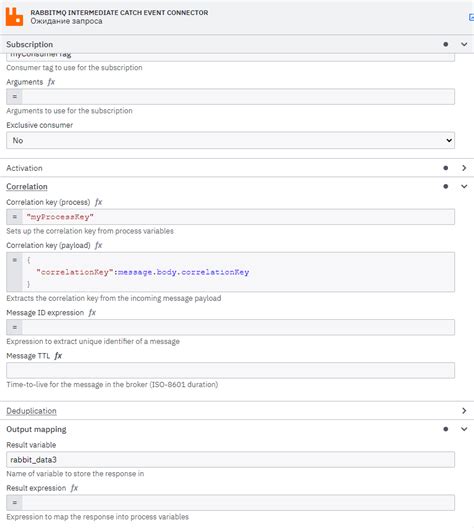 Issue With Rabbitmq Intermediate Catch Event In Camunda 8 Message Not Triggering Process