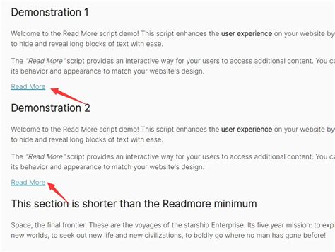 Smooth Responsive Read More JavaScript Plugin Readmore Js CSS Script