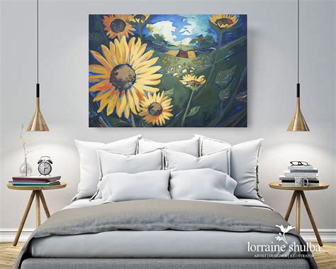 Sunflower Canvas Print Lorraineshulba