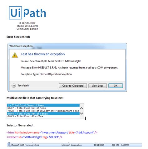 Select Multiple Items Help Uipath Community Forum