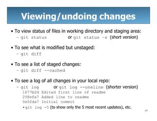 github ppt git ppt on git hub to know ab | PPT