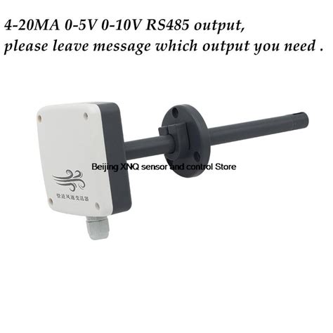 4 20ma 485 Pipeline Duct Wind Speed Sensor Speedometer Velocímetro Air 4 20ma 485 Pipeline Duct Wind Speed Sensor Speedometer Velocímetro Air