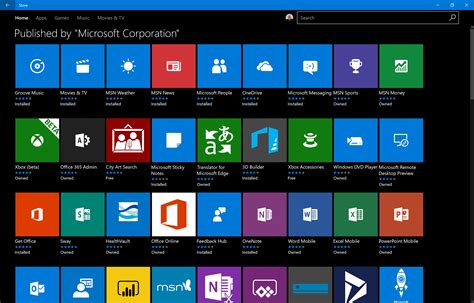 ask winobs what are the in box apps provided with windows 10