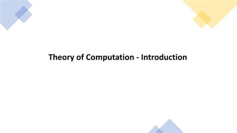 Intro To Automata Theory Ppt