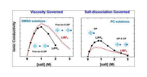 Ionic Conduction And Speciation In Lipf6 And Libf4 Dimethyl Sulfoxide Electrolytes Comparison