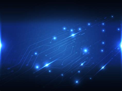 Premium Vector Abstract Blue Power Cyber Digital Technology Futuristic Background