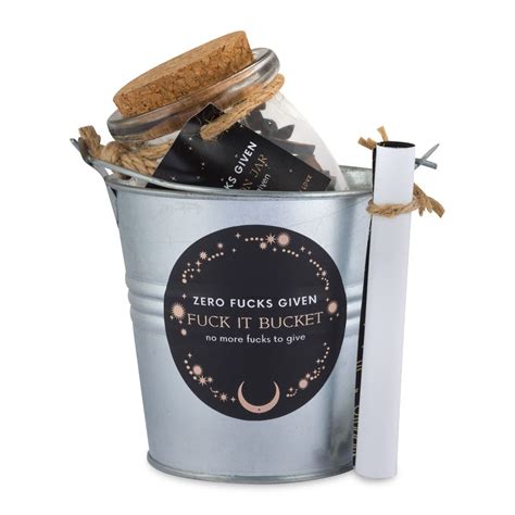 Liberation Jar And Fuckit Bucket Novelty T Pack Set Freedom T Box