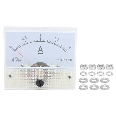 85c1 0~2a pointer type ammeter dc current meter panel ammeter for