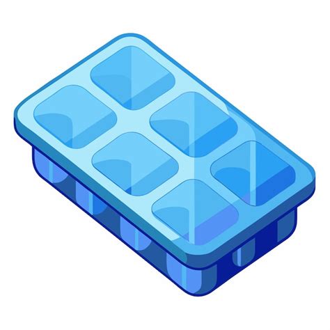 Functional Vector Design Ice Cube Tray Practical And Clear Premium Ai