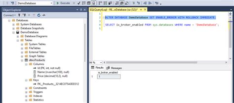 how to make sql server notifications work in asp core