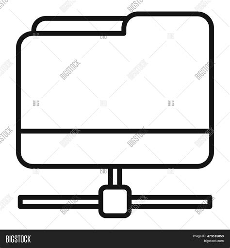 Network Folder Icon Image And Photo Free Trial Bigstock