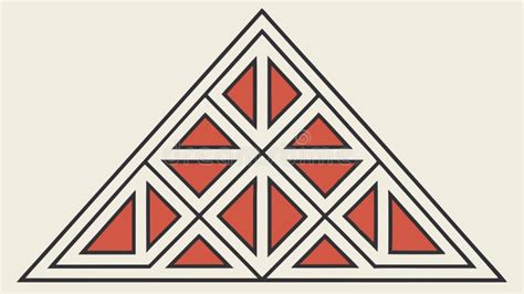 Abstract Geometric Triangle Pattern Vector Modern Design Vector Design Generative Ai Stock