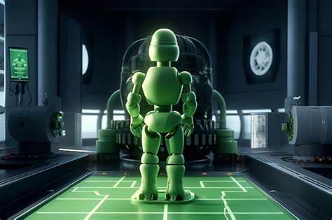 Premium Photo Ai Bot Working In Modern Nuclear Power Plant To Control