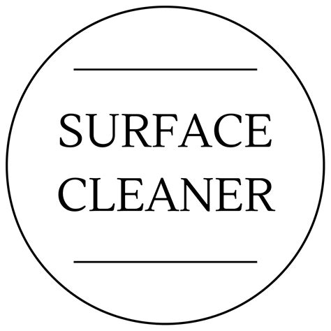 Surface Cleaner Label Vitalia