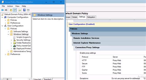 Solved Windows Server How To Change Proxy Settings Experts Exchange