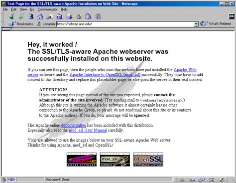 Project Apache And Mod Ssl