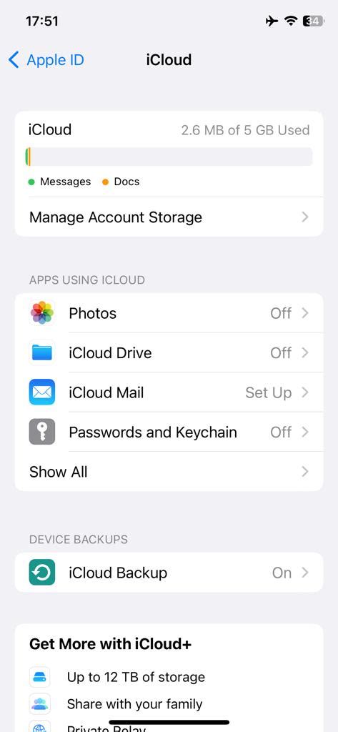 ICloud Backup Failed Due To Not Enough IC Apple Community