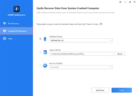 How to Recover Data from a Crashed PC with AOMEI FastRecovery