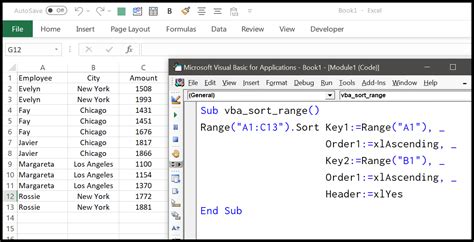 Use To Vba Sort Range In Excel