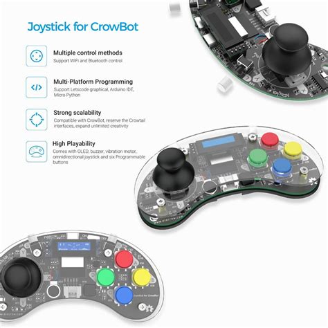 Crowbot Bolt Smart Robot Car Kit Met Joystick Elektor