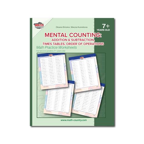 Mental Math All Operations Math Worksheets Grades 2 3 Age 7 Math Country