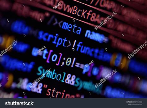 Archivo Javascript Minimizado Código Fuente De Foto De Stock 1727492806 Shutterstock